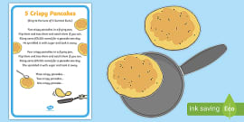 Pancake Day Cutting Skills Activity