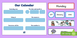 Children's Weather Chart for Classrooms - Primary Resource