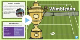 KS2 Wimbledon Craft Activity (teacher made) - Twinkl