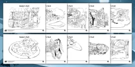 Raider's Peril: Decorative Crests Worksheet (teacher made)