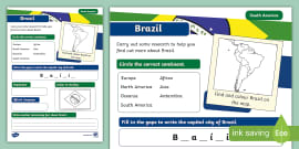 KS1 Brazil Information PowerPoint (teacher made) - Twinkl