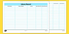 School Role Play Register (teacher made)