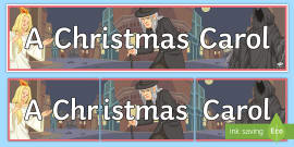 A Christmas Carol Display Posters (teacher made)