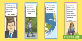 Transition Quotes Bookmarks (teacher made) - Twinkl