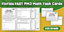 Seventh Grade ELA Task Cards | Florida FAST PM3 Test Prep