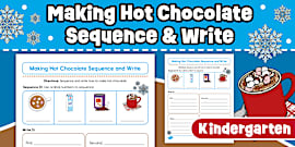 Making a Cup of Hot Chocolate Sequencing Cards