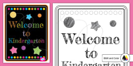 Beginning Kindergarten Worksheets | Welcome Pack - Twinkl