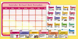 Carta Kalendar dan Cuaca Harian (teacher made) - Twinkl