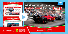 FREE Scuderia Ferrari: Forces on a Formula One Car Activity for 6th-8th ...