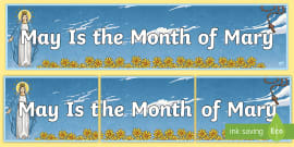 Classroom May Altar Display Posters | Religion Resources