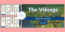 All About the Vikings Interactive Word Search
