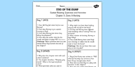 FREE! - Daily Reading: Stig of the Dump - Chapter 1 Activity Pack Ages 7-11