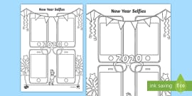 2020 New Year Flap Activity (teacher made)