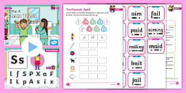 'z' and 'zz' Phonics Lesson Pack - Level 3 Week 2 Lesson 2