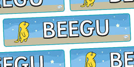 FREE! - Beegu: Zigzag Booklet - KS1 (teacher made) - Twinkl