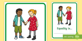 We Are All Equal - Poster on Equality | Teaching Resources