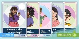0-20 Scottish Gaelic Numbers Display Posters (Teacher-Made)