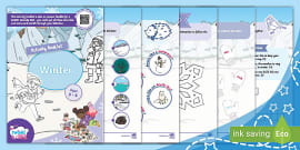 First Grade Winter Math Activity Booklet - Teaching Resource Twinkl