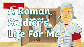 Roman Soldier Job Application Writing Frame