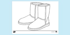 FREE! - Football Shoes | Boots Colouring | Colouring Sheets