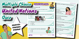 United Nations Trivia Sheet