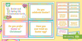 ESL Back to School Conversation Cards (teacher made)