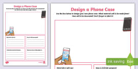 Design an App Worksheet - IT Resource (teacher made)