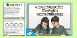 Year 3 NAPLAN-Style Word Problem Cards with QR Codes - Set 1