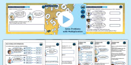 Long Multiplication Word Problems - KS2 Maths Resource