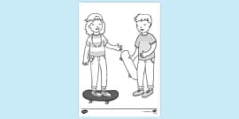 FREE! - Diving Board Colouring Sheet (teacher made) - Twinkl