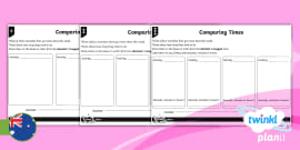 Year 1 Using Units of Measurement Telling the Time Home Learning