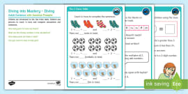 👉 2 Times Table Maths Mastery Mat (Teacher-Made) - Twinkl