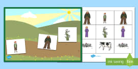 At The Farm Barrier Game (teacher made) - Twinkl