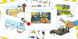 Photo Kitchen, Bedroom, Bathroom and Living Room Sorting