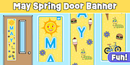 Months of the Year: May Banner