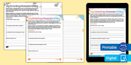 Healthy Eating Persuasive Writing Activity for 3rd-5th Grade
