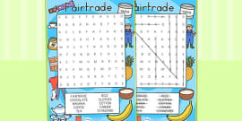 Fairtrade Word Mat (teacher made) - Twinkl