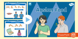 Auslan Food Matching Activity (teacher made) - Twinkl