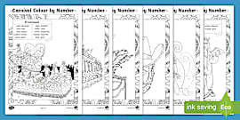 Carnival Matching Worksheet / Worksheet Spanish
