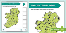 Towns and Cities of Ireland Flashcards