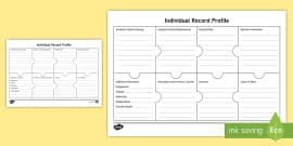 PYP Individual Learner Profile Worksheet (teacher made)