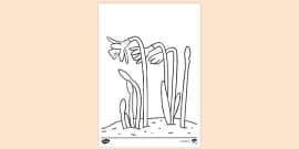 FREE! - Spring Onion Colouring Page (teacher made)