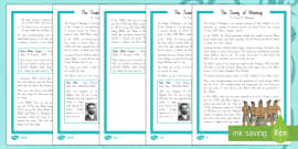 The Treaty of Waitangi Differentiated Comprehension Go Respond Worksheet