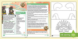 KS1 Masks from Africa Information PowerPoint (teacher made)