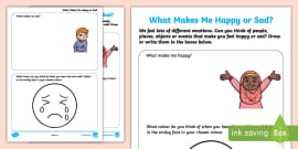 FREE! - Things That Make Me Happy - Drawing Activity