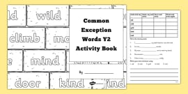 Common Exception Words Word Search Pack | English