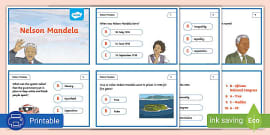 Nelson Mandela Word Search (teacher made) - Twinkl