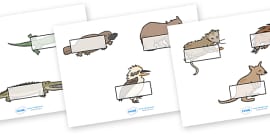 FREE! - 👉 Self-Registration Banner (Animals) - Twinkl