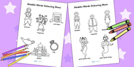 FREE! - Aladdin Page Borders (teacher made) - Twinkl