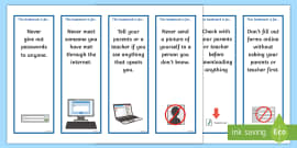 E-Safety Posters | How To Stay Safe Online Poster